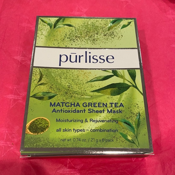 Other | Purlisse Matcha Green Tea Sheet Masks | Poshmark